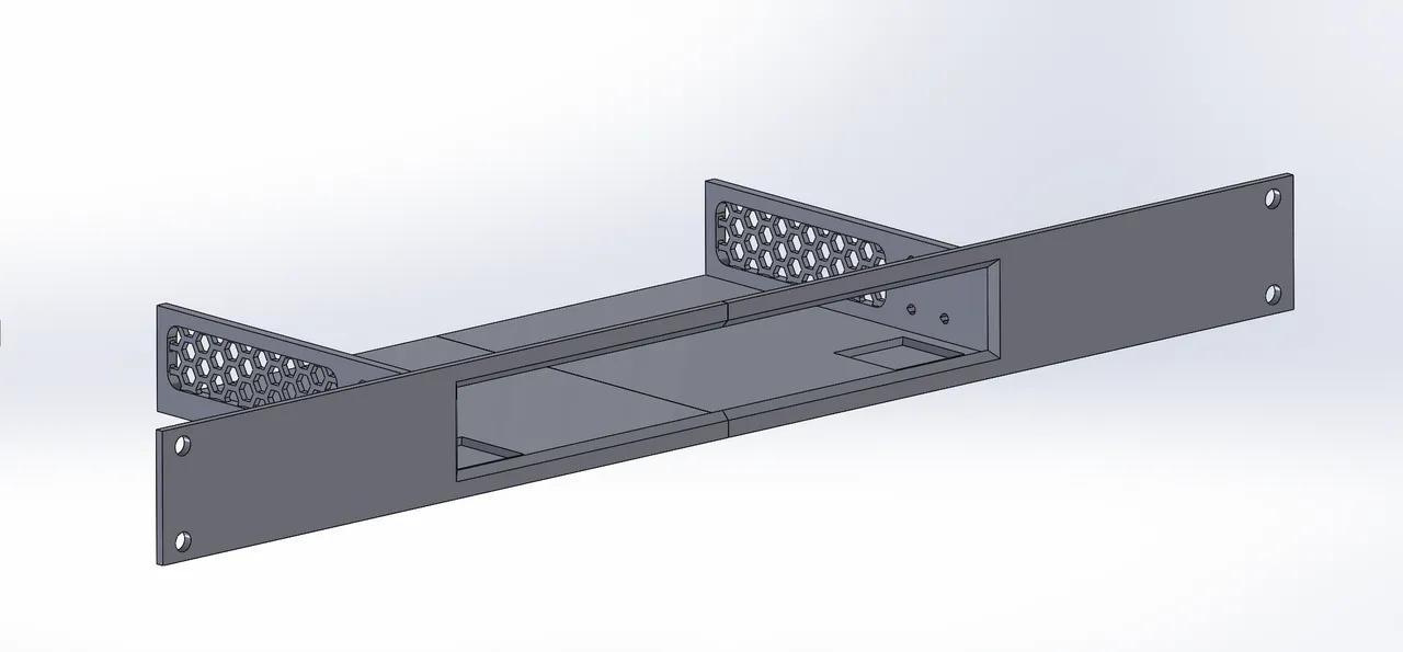 EdgeRouter 4 Rack Mount by jwb1887 | Download free STL model ...