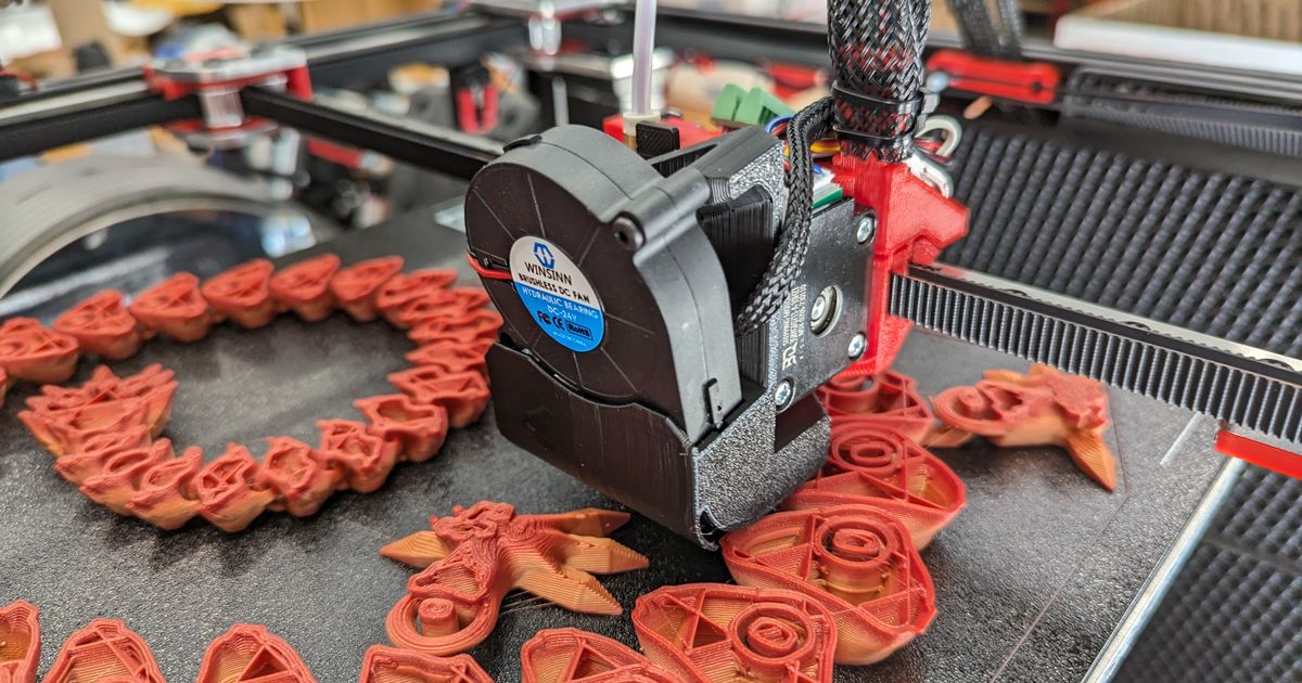 Fan, adxl345, Biqu Micro Probe V2 mount for the H2 V2S Regular or Revo ...