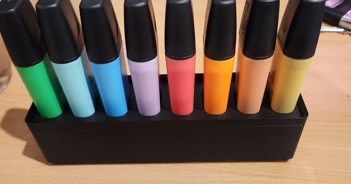 Gridfinity highlighter bin for Stabilo Boss by jufy111 | Download free ...