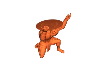 Fortnite Muscle-Cat Atlas Statue. Meowscles by Peter Farell | Download ...