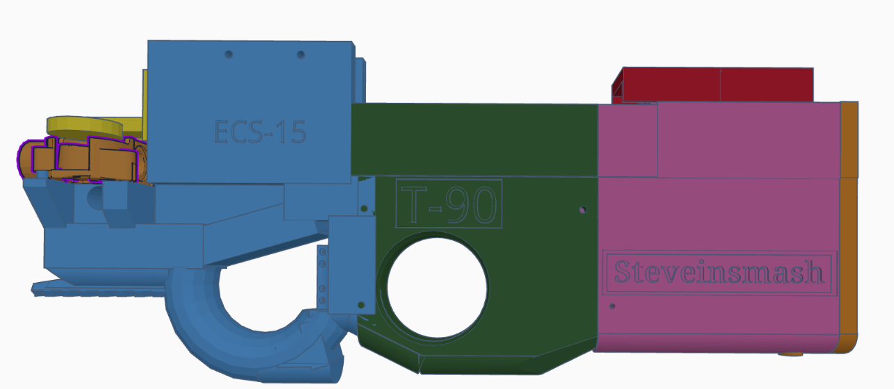 T-90, A Talon compatible short dart blaster WIP!! NOT YET FULLY TESTED ...