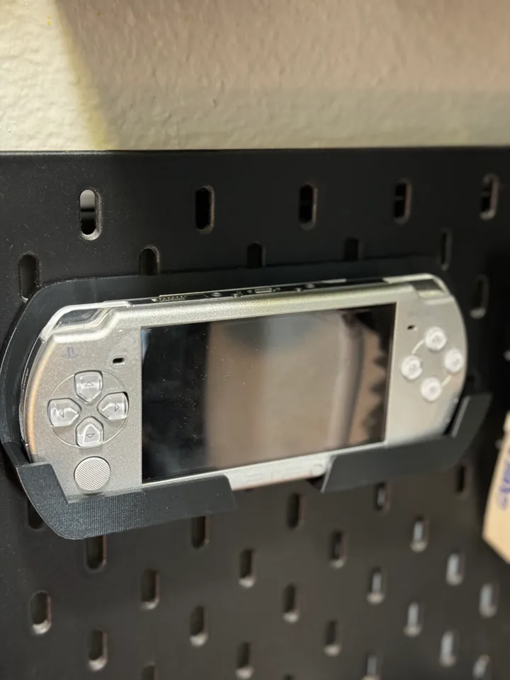 PSP Slim IKEA Skadis Display Mount by Amilcar Gamez | Download free STL ...