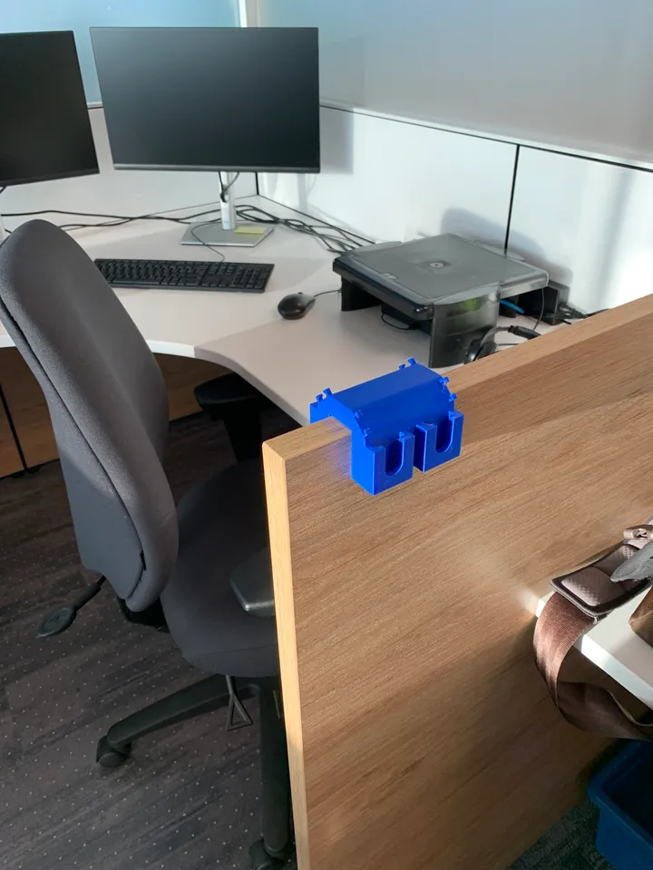Cubicle Coat Hanger & Name tag Plate by Cameron Harrop | Download free ...