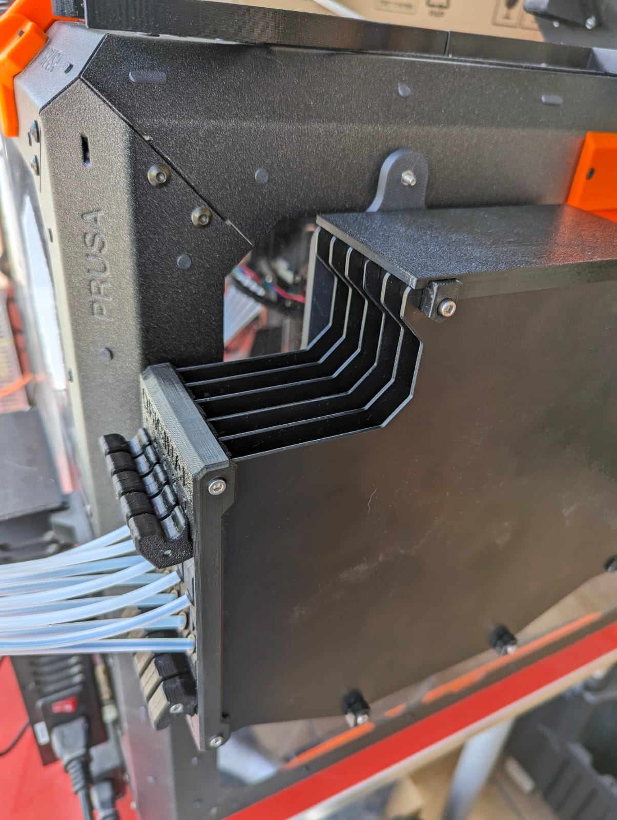 Prusa Enclosure buffer adapter MMU2S/MMU3 by Javier M. G. | Download ...