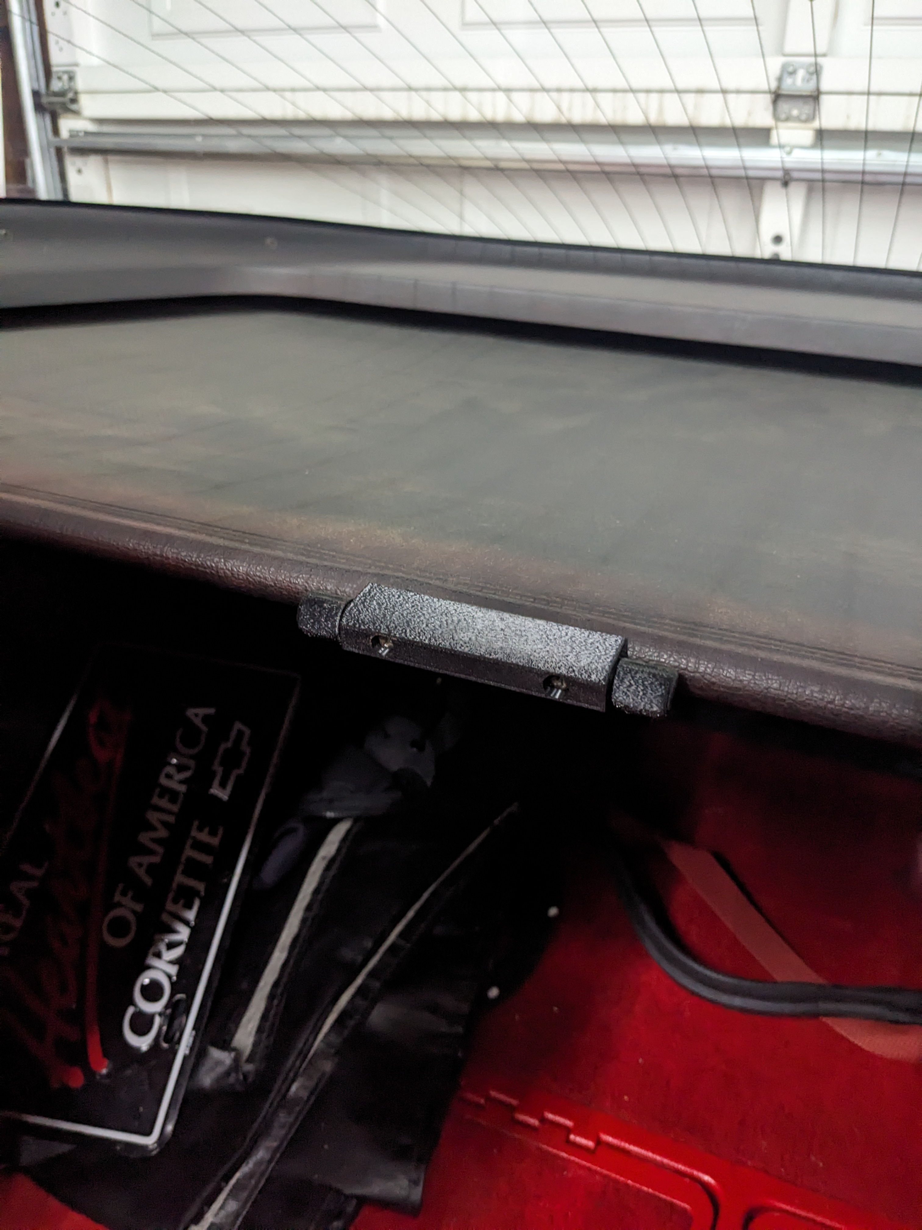 78-82 Rear Package Shade Handle w/Retainer - Cargo Handle C3 Corvette ...
