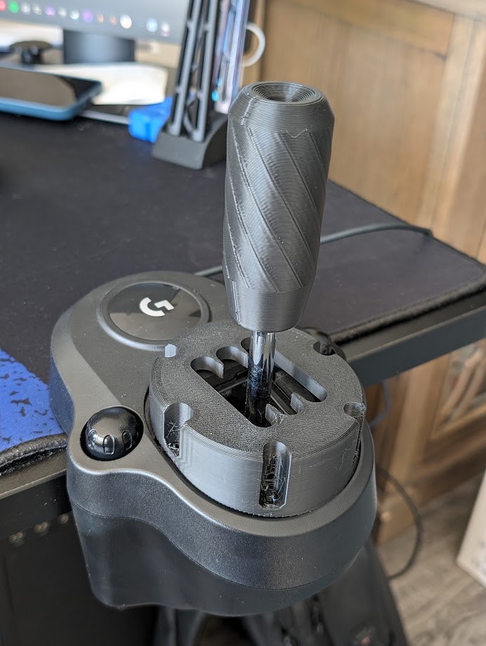 Logitech G Shifter Gated Manual and Shift Knob by Manifold3D | Download ...