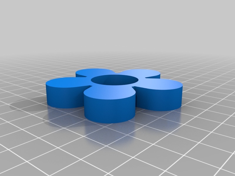 Fidget Flower with bearing re-done by Jeff | Download free STL model ...