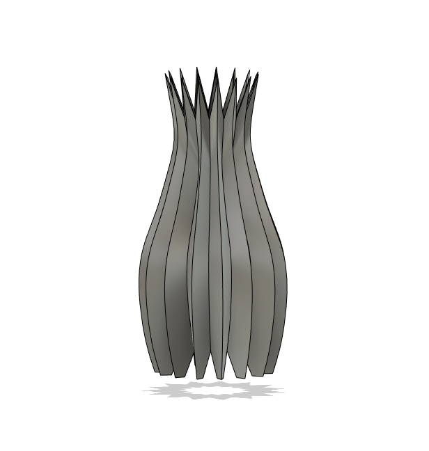 Flicker Light Lamp Shade Vase by BA 3D | Download free STL model ...