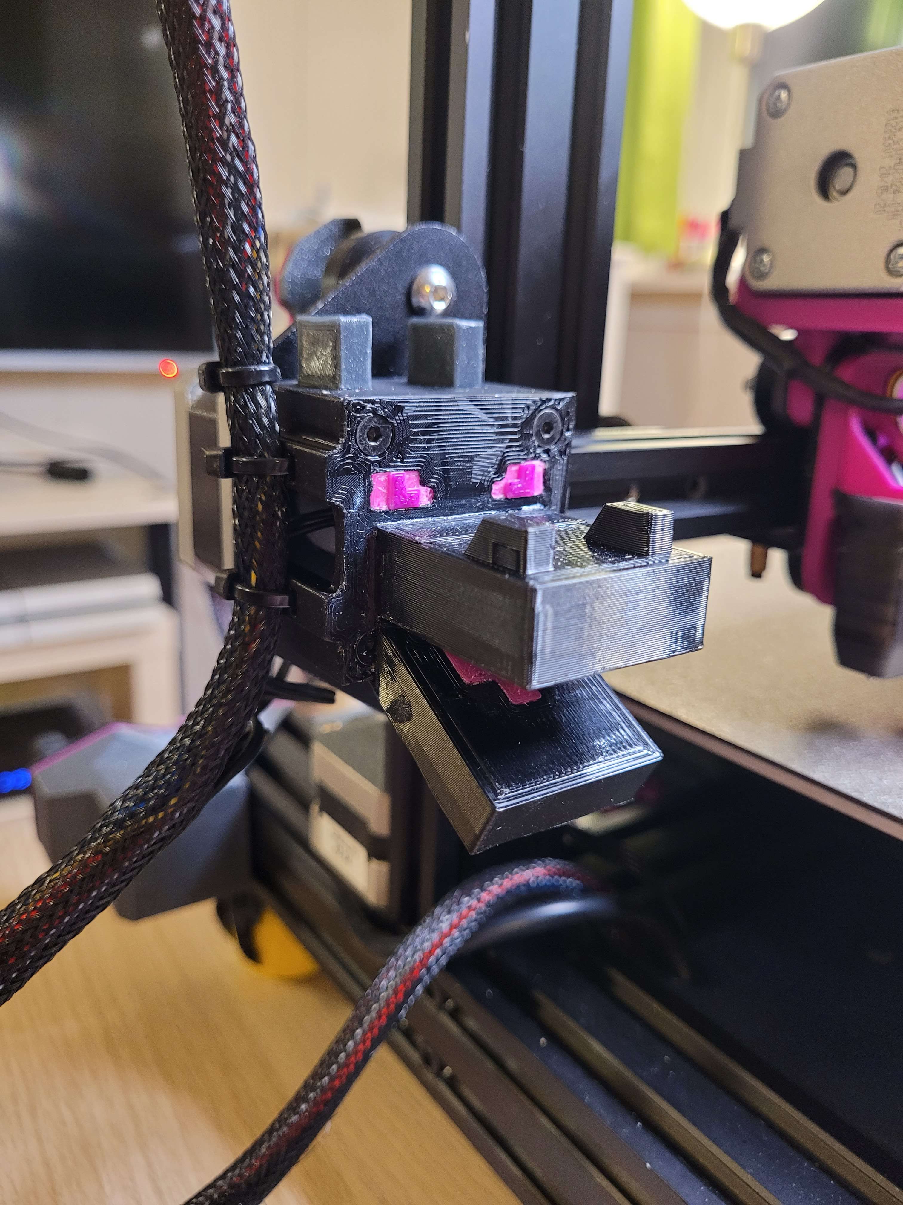 Minecraft Ender Dragon Head X Motor Cover For Ender 3 By Anniandsteve