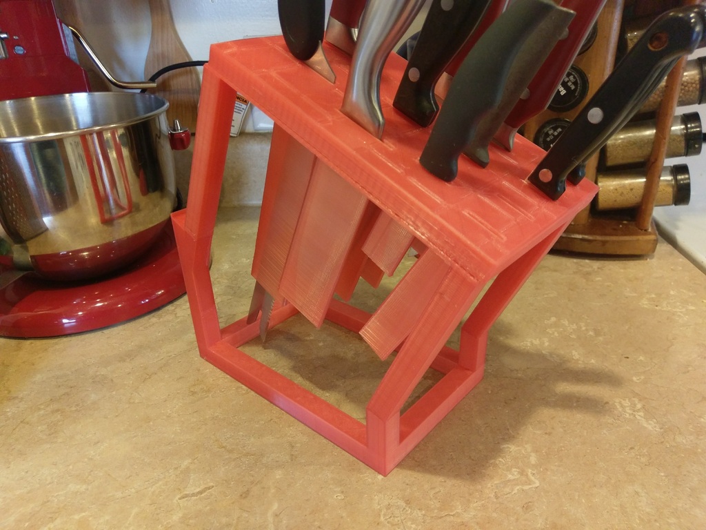 Kitchen Knife Block by Jeff | Download free STL model | Printables.com