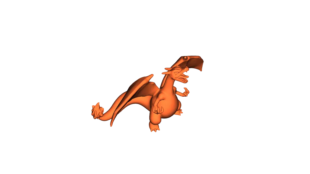 Small and simple Charizard by Black Diamond WC | Download free STL ...
