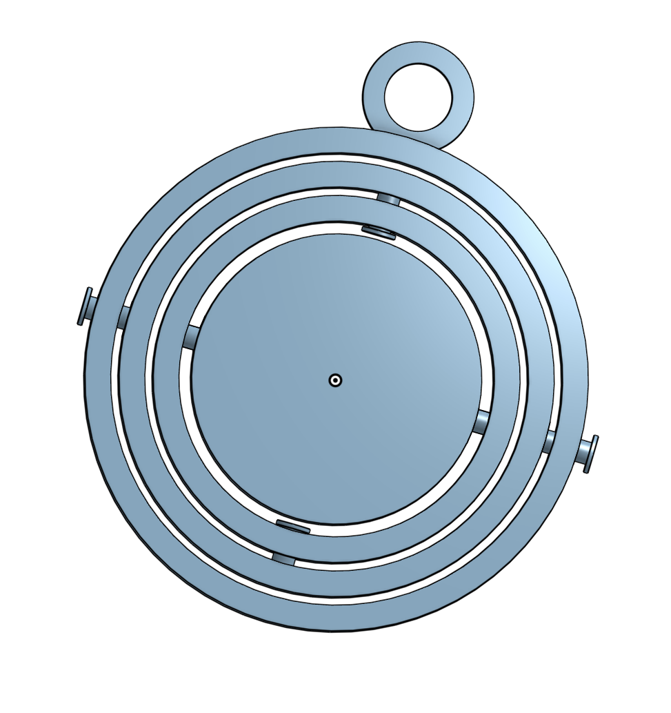 spinning keychain by Michele มิเคเล่ Molteni | Download free STL model ...