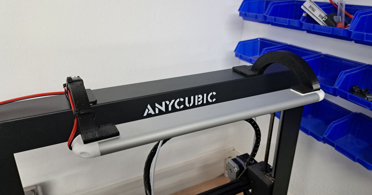 LED light bar bracket for 3d-printers by Michael | Download free STL ...