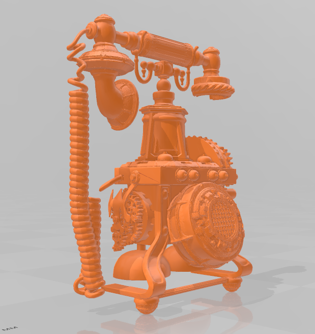 Old Time Phone V2 by Andrey Orlov | Download free STL model ...