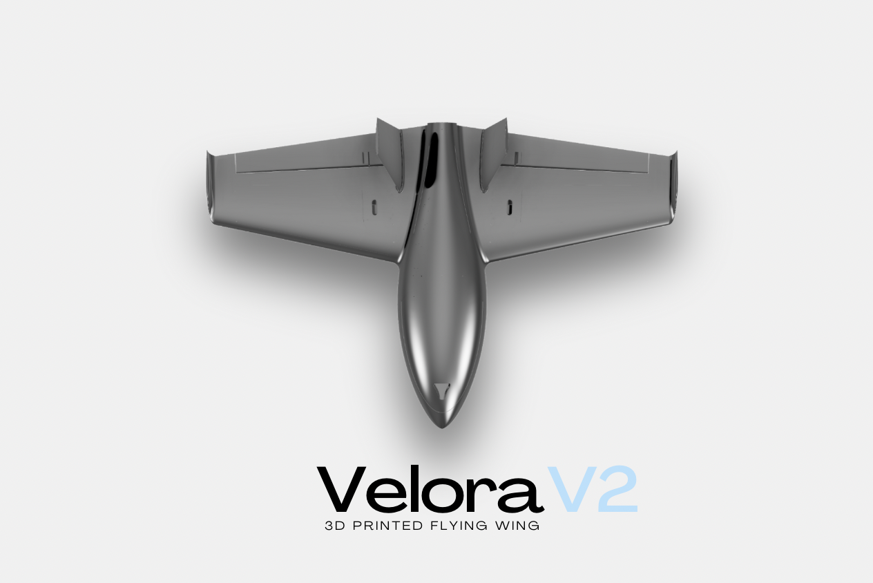 Zephyr Dynamics Velora V3 - 3D PRINTED AIRPLANE WING - Twin or Single ...