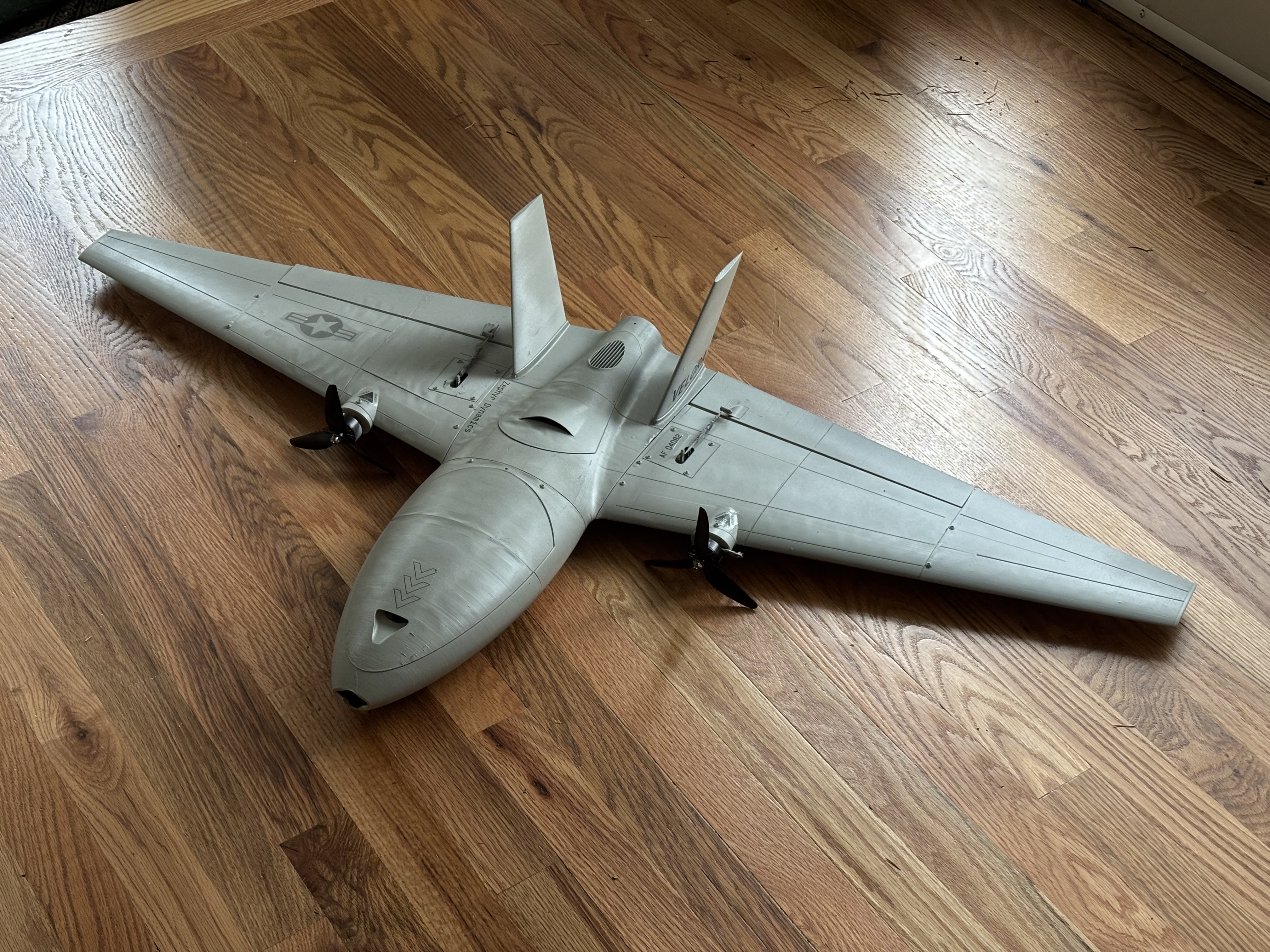 Zephyr Dynamics Velora V3 - 3D PRINTED AIRPLANE WING - Twin or Single ...