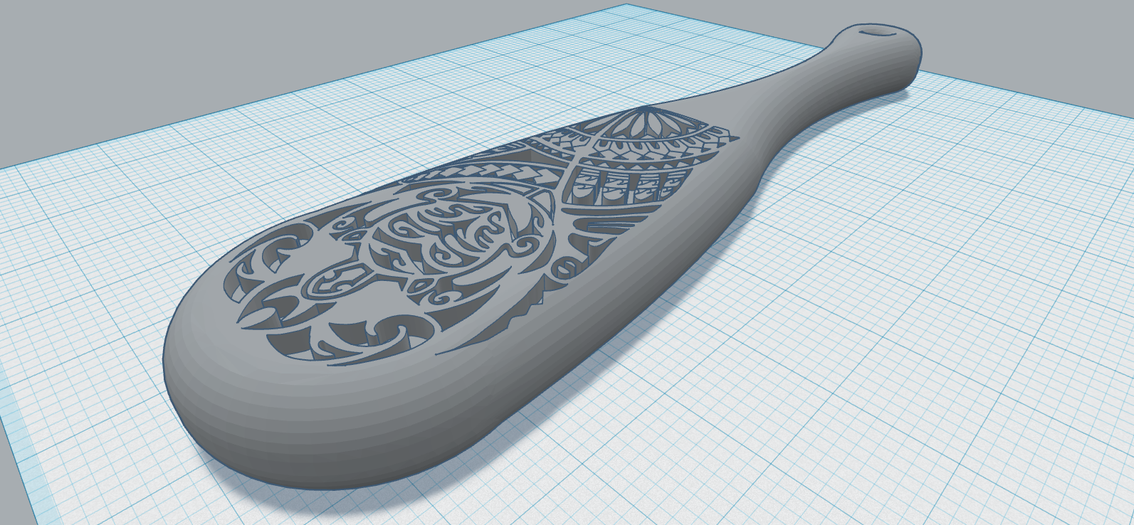 Polynesian / Maori Patu 1 by Peter Ennist | Download free STL model ...