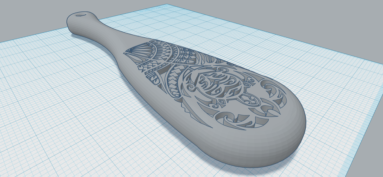 Polynesian / Maori Patu 1 by Peter Ennist | Download free STL model ...