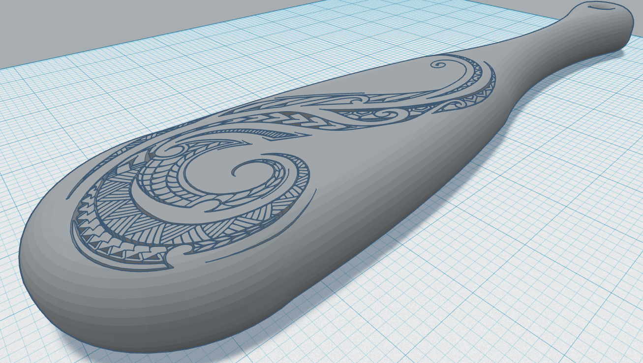 Polynesian / Maori Patu 2 by Peter Ennist | Download free STL model ...