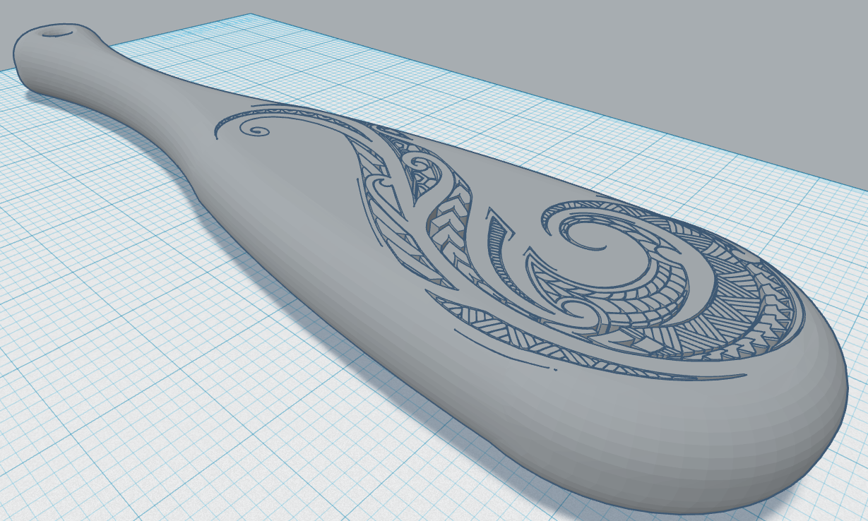 Polynesian / Maori Patu 2 by Peter Ennist | Download free STL model ...