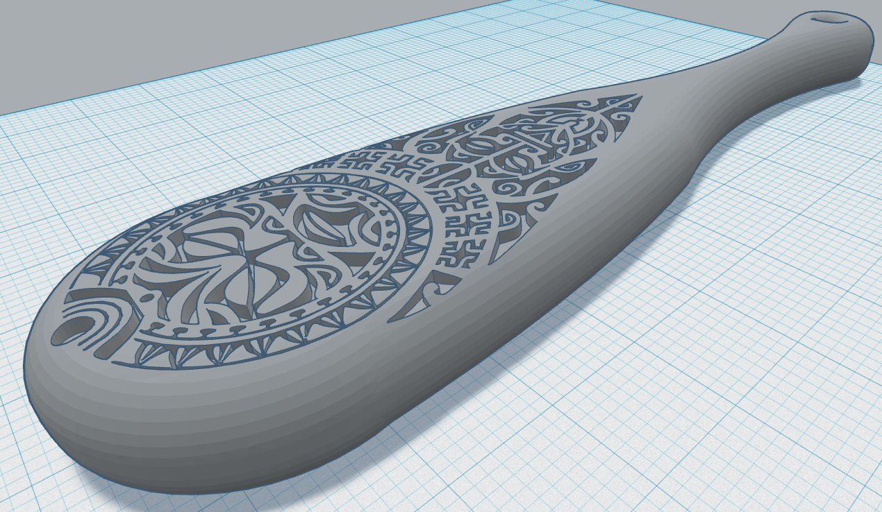 Polynesian / Maori Patu 3 by Peter Ennist | Download free STL model ...