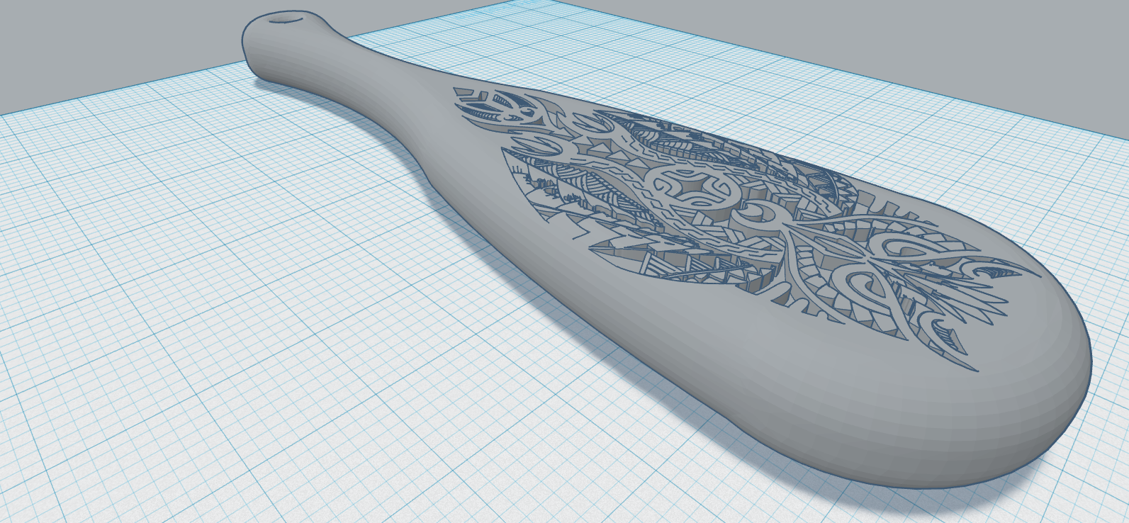 Polynesian / Maori Patu 4 by Peter Ennist | Download free STL model ...