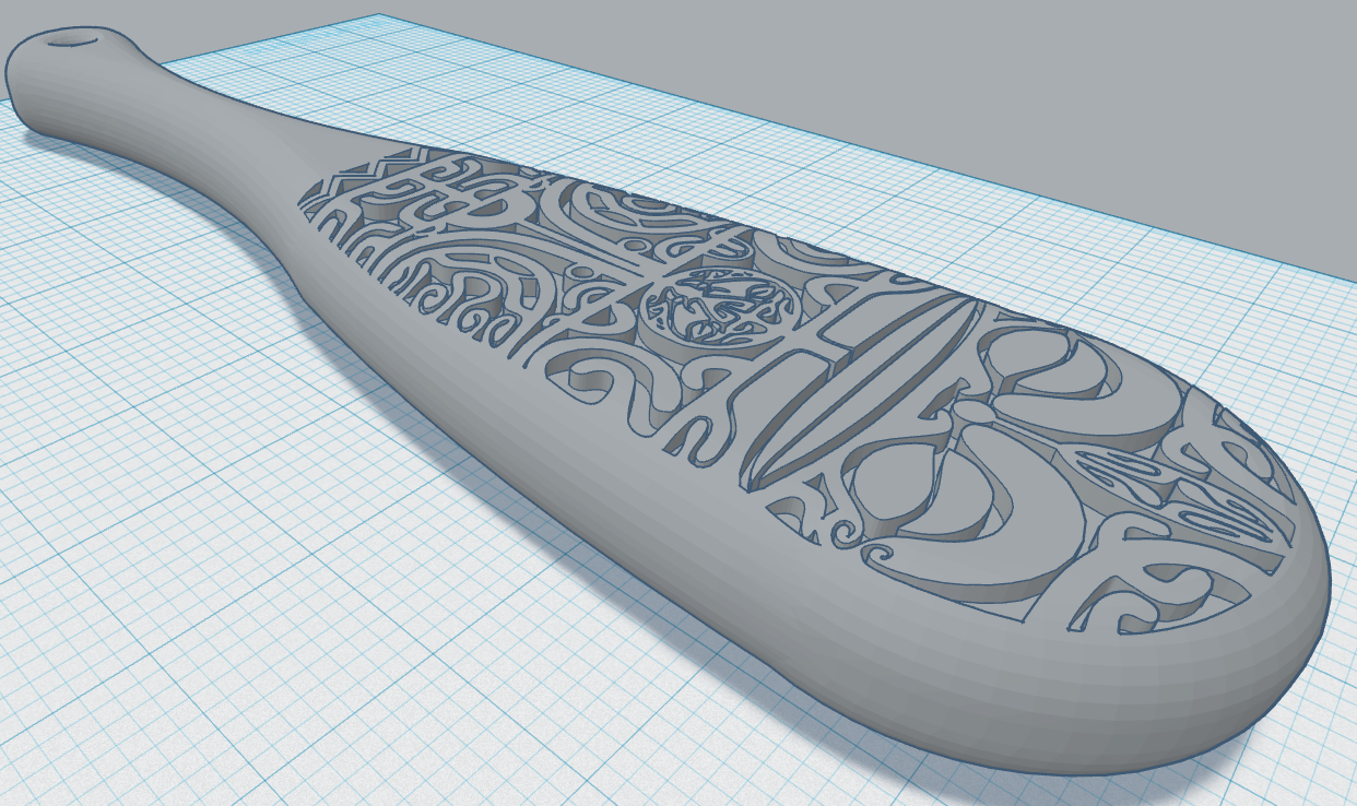 Polynesian / Maori Patu 5 by Peter Ennist | Download free STL model ...