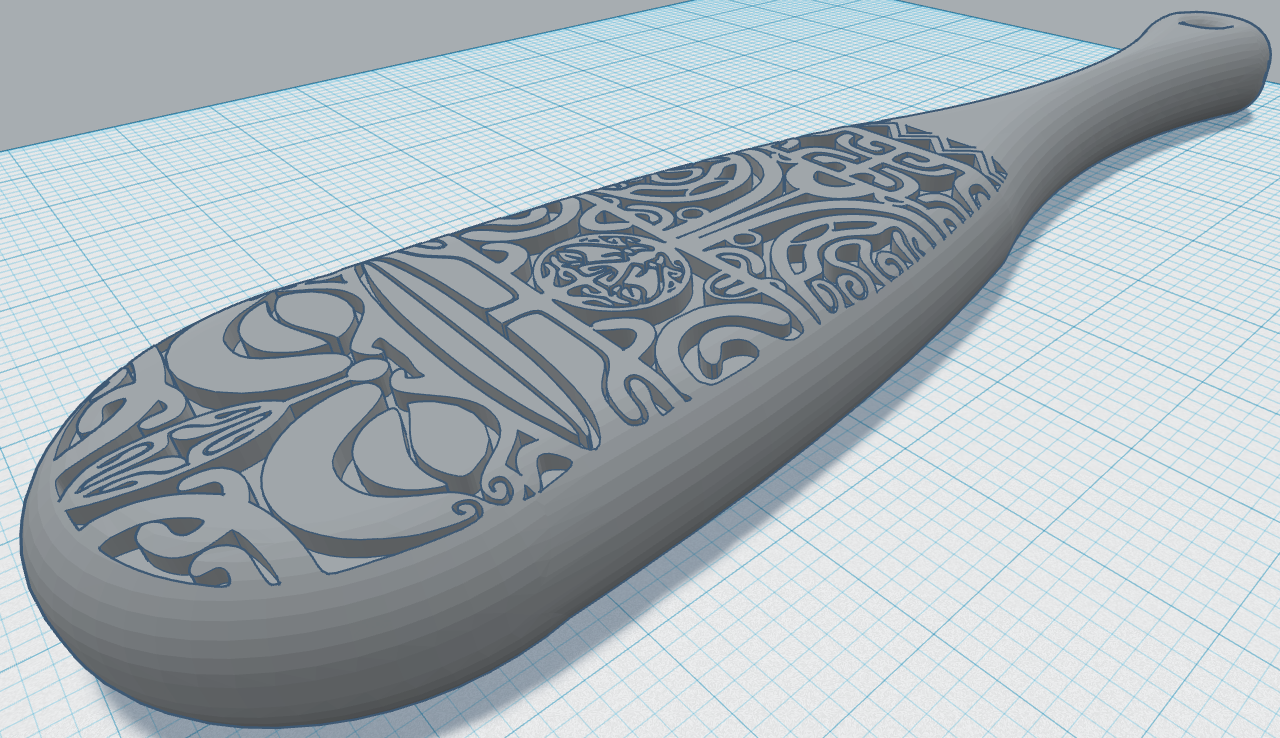 Polynesian / Maori Patu 5 by Peter Ennist | Download free STL model ...
