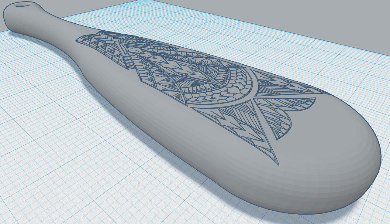 Polynesian / Maori Patu 6 by Peter Ennist | Download free STL model ...