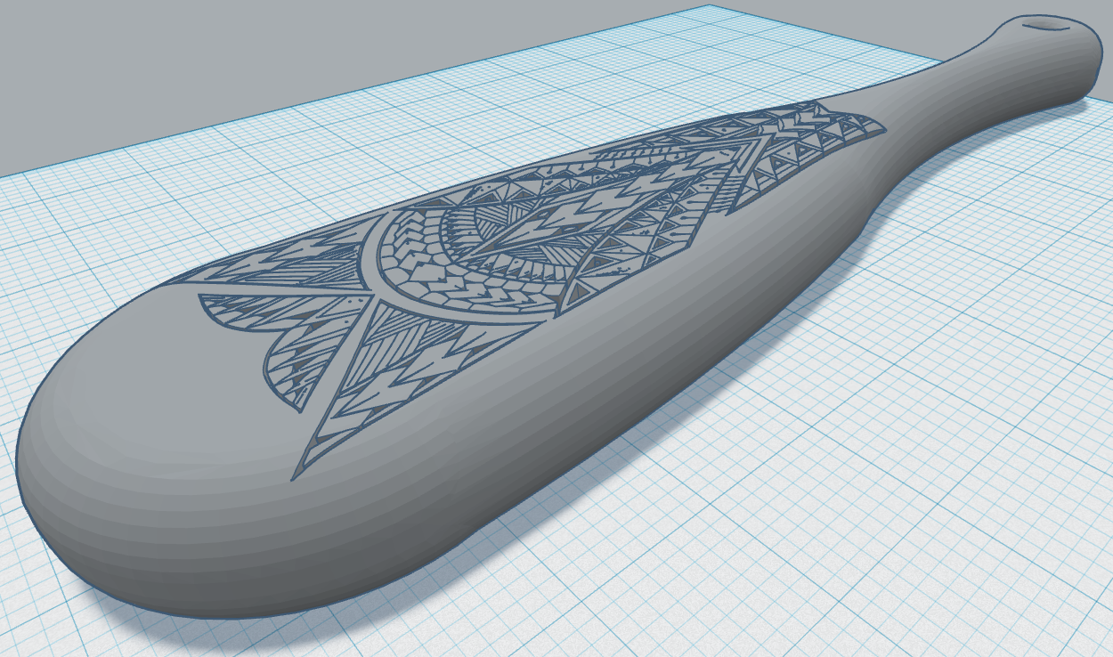 Polynesian / Maori Patu 6 by Peter Ennist | Download free STL model ...