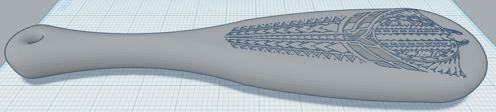 Polynesian / Maori Patu 8 by Peter Ennist | Download free STL model ...