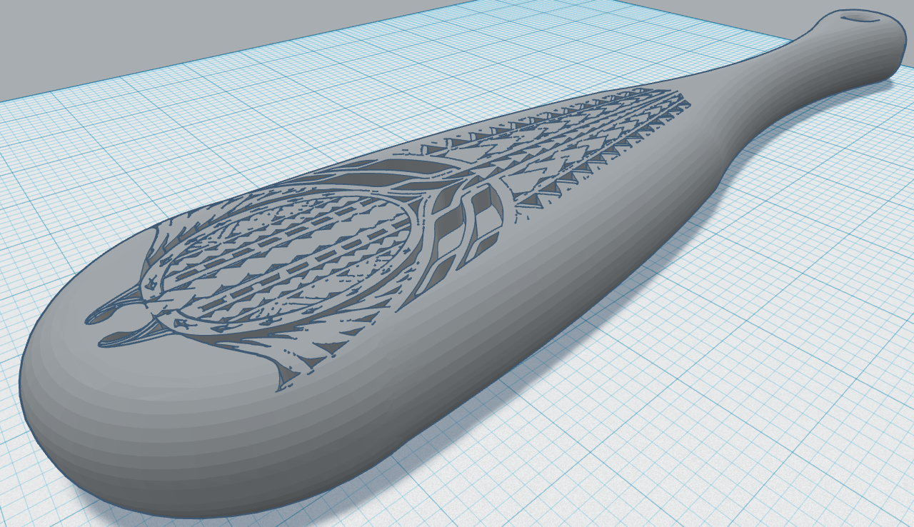 Polynesian / Maori Patu 8 by Peter Ennist | Download free STL model ...