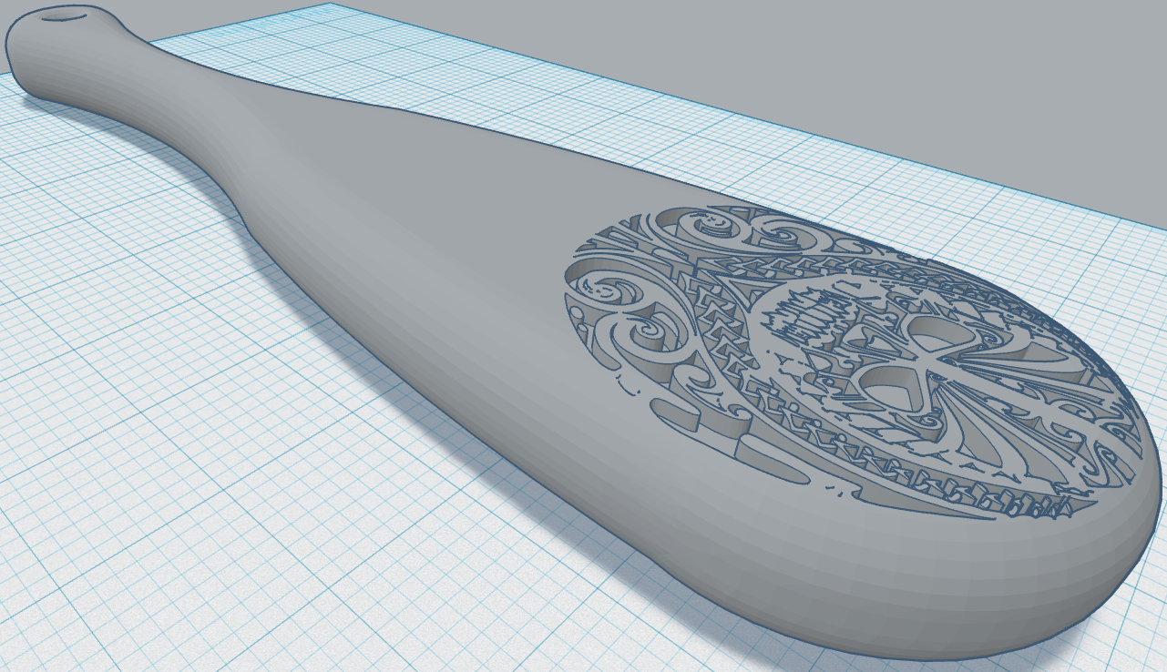 Polynesian / Maori Patu 9 by Peter Ennist | Download free STL model ...