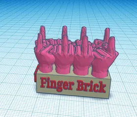 Lego Finger by bartoduivel | Download free STL model | Printables.com