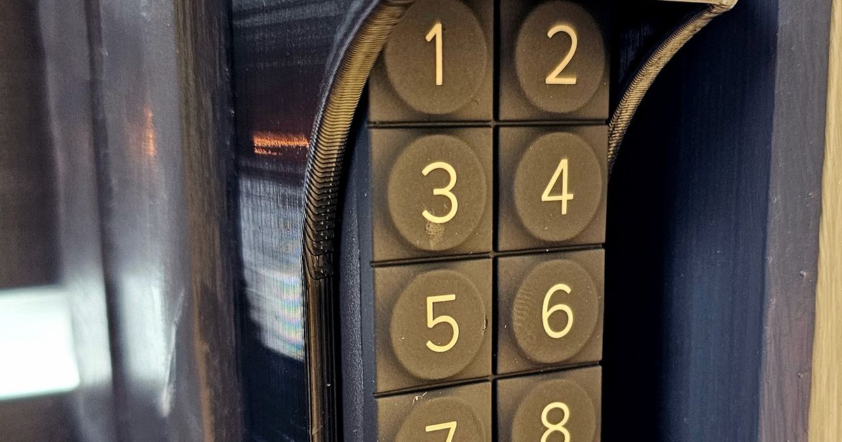 Yale keypad cover by ila | Download free STL model | Printables.com