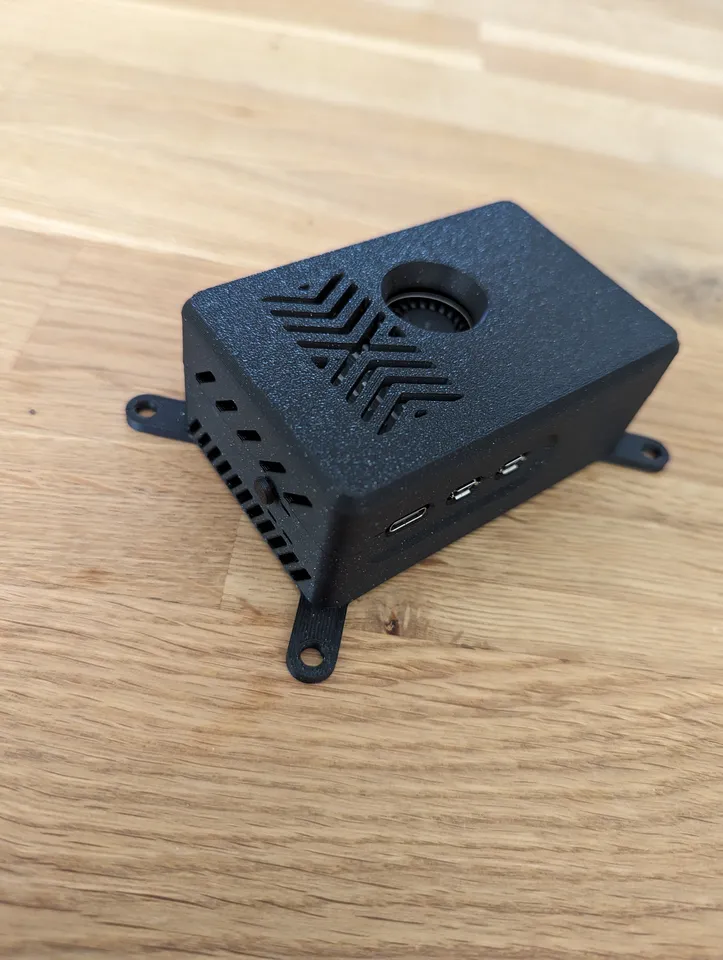 Raspberry Pi 5 with NVMe hat tool-less case - wall mount by Frank ...
