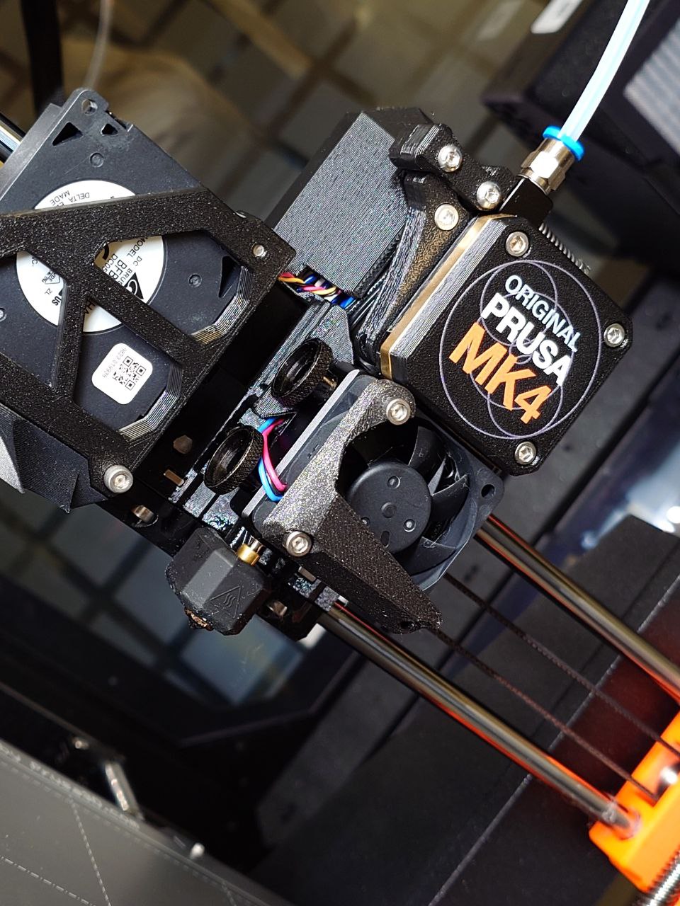 Prusa MK4 Hotend Fan Shield - XL style Remix by Timeless Doctor ...