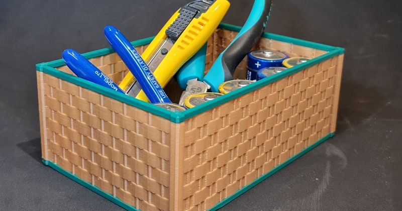 Woven Box by Guim RH | Download free STL model | Printables.com