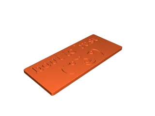 bout to bust sign by Analog3d | Download free STL model | Printables.com