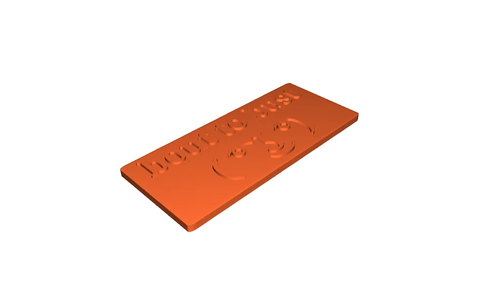 bout to bust sign by Analog3d | Download free STL model | Printables.com