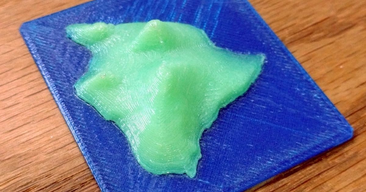 Hawaii (Big Island) by Levi Sitts | Download free STL model ...