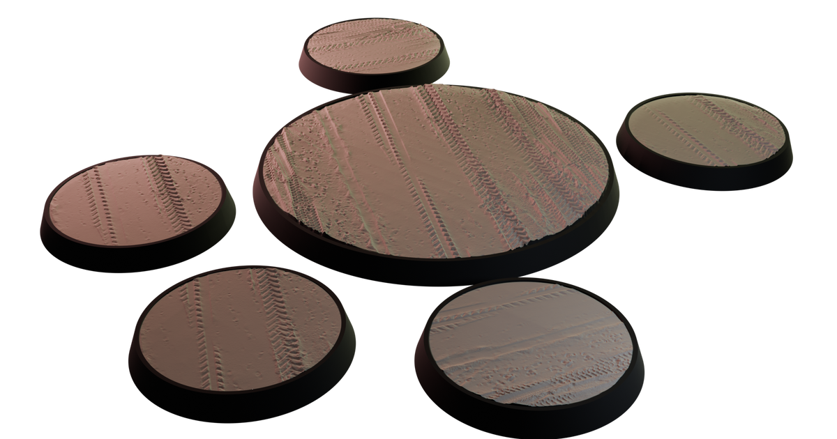 Miniature Bases Pack: Sand by Marinosbitter | Download free STL model ...