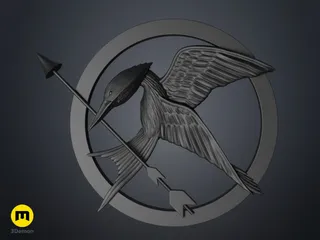 Mockingjay Pin - Hunger Games by 3Demon | Download free STL model ...