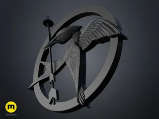 Mockingjay Pin - Hunger Games by 3Demon | Download free STL model ...