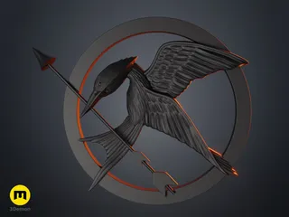 Mockingjay Pin - Hunger Games by 3Demon | Download free STL model ...