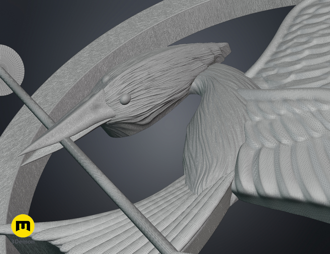 Mockingjay Pin - Hunger Games by 3Demon | Download free STL model ...