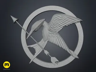 Mockingjay Pin - Hunger Games by 3Demon | Download free STL model ...