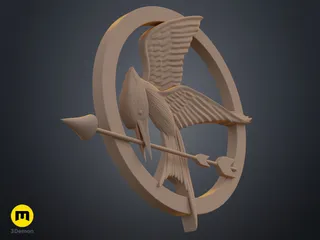 Mockingjay Pin - Hunger Games by 3Demon | Download free STL model ...