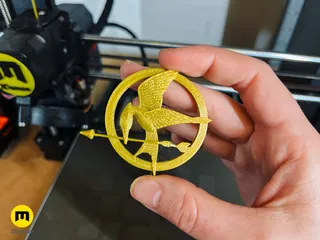 Mockingjay Pin - Hunger Games by 3Demon | Download free STL model ...