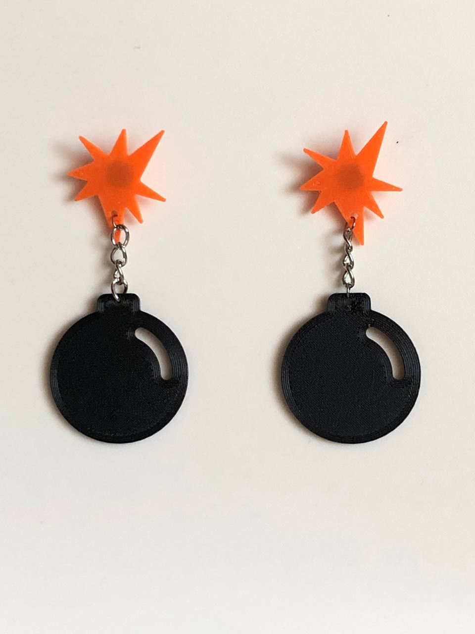 Earring Bomb Comic Explosion Pop ART bomba by Danae | Download free STL ...